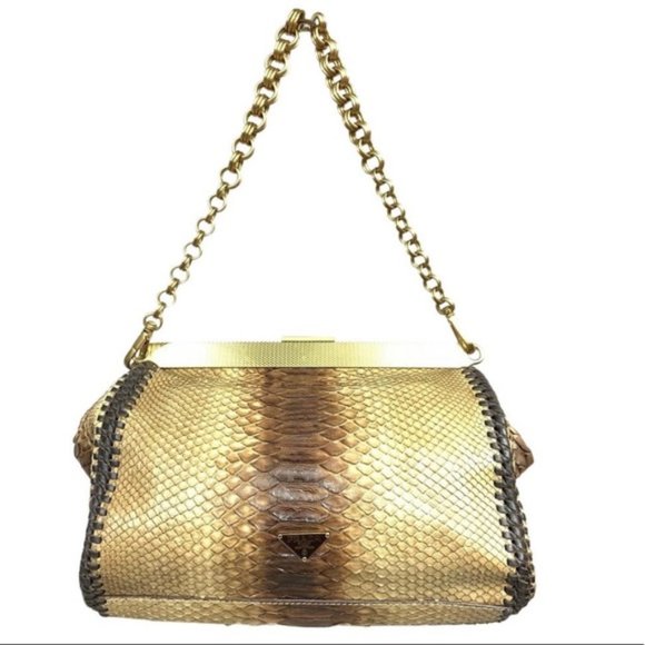 Prada | Bags | Authentic Python Prada Frame Bag | Poshmark